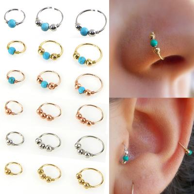 China Pendiente de alta calidad de la nariz del anillo de nariz del aro de la ventana de la nariz de la moda que perfora la joyería piercing del cuerpo de Hiphop en venta
