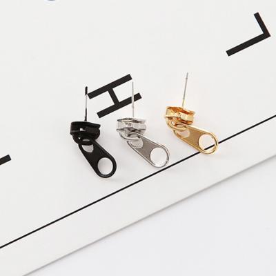 China Joyería piercing del cuerpo de los hombres de las mujeres del oído del cartílago del Tragus del acero inoxidable del perno prisionero de las herramientas de los pendientes de la cremallera del punk rock en venta