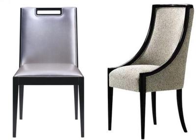 China Simplified Stateliness Defines Dining Chairs With Leather / Velvet Upholstery for sale