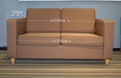 Cina Struttura di legno, letto di sofà materiale dell'ingresso dell'hotel del tessuto con il materasso per l'hotel moderno in vendita