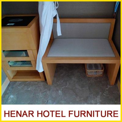 China Pacotes comerciais modernos da mobília do hotel/cremalheira bagagem de madeira da faia à venda