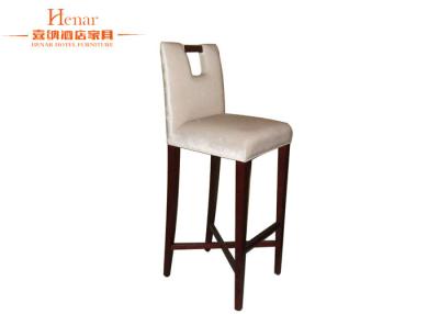 China Luxury Stacking Kiln Dried Wooden Bar Chairs / Modern Club Furniture for sale
