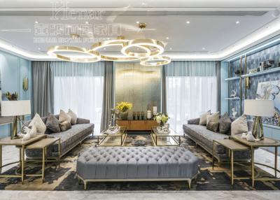 China Luxury Stainless Steel Living Room Furniture / Bedroom Sofa Set for sale