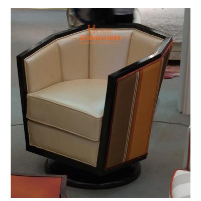 China Black Lounge Sofa / Wooden Lounge Chair For Hotel Lobby 2 Years Gurantee for sale