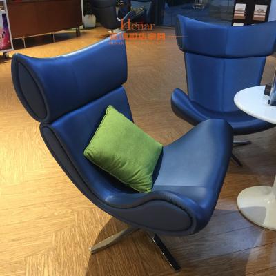 China Luxury Blue Living Room Sofa Sets for Hotel Lobby / Coffee Shop for sale