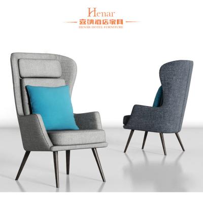 China Modern Grey Wooden Lounge Chair For Hotel / Living Room Furniture for sale