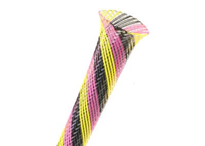 중국 Snakeskin 케이블 애완 동물 팽창할 수 있는 땋는 소매를 다는 화염 저항하는 충격 보호 판매용