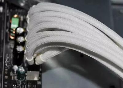 China Resistência de abrasão extrema Sleeving trançada elétrica expansível do tamanho feito sob encomenda à venda
