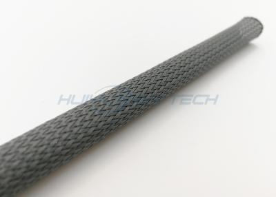 Cina Colore nero di manicotto intrecciato estensibile di nylon ad alta densità per protezione del cavo in vendita