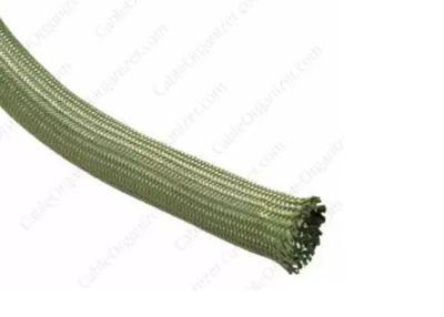 China Sleeving trançado bonde resistente de alta temperatura de 350 ° C para a auto proteção do cabo à venda