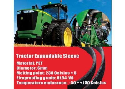 Cina Manicotto intrecciato elettrico nero/grigio, manica di protezione del cavo per l'industriale in vendita