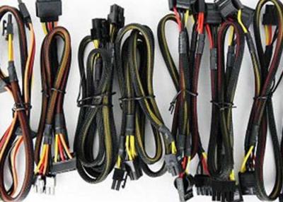 China Sleeving trançado expansível de nylon da impressão do logotipo para o dispositivo bonde à venda