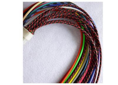 China Retardação Sleeving trançada de alta temperatura da chama do poliéster boa para o fio de proteção à venda