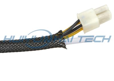 Chine Gainer tressé expansible d'ANIMAL FAMILIER UV de résistance, gainer ignifuge adapté aux besoins du client de fil de taille à vendre