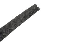 China Flexo PET Expandable Braided Sleeving 20mm Fireproof Wire Harness Protection UL VW-1 for sale