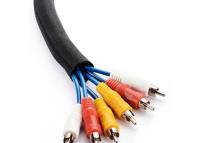 China Polyester Self Wrapping Split Braided Sleeving 3mm-50mm ID Cable Wrap for sale