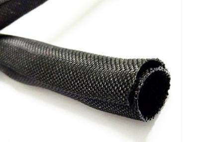 China Luva rachada trançada do tear do poliéster, auto flexível do cabo que envolve o costume Sleeving for sale