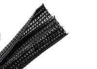China PET Self Wrapping Split Braided Sleeving 6mm-50mm for A/V Cable Protection for sale
