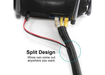 China Sleeving trançado expansível do poliéster da inflamabilidade VW-1 for sale
