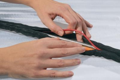China PP PET Polyester Self Closing Cable Wrap Abrasion Retardant for sale