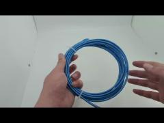 Mangueira de água flexível de algodão Tubos de plástico coloridos trançados com rede reforçada com fibra Mangueira