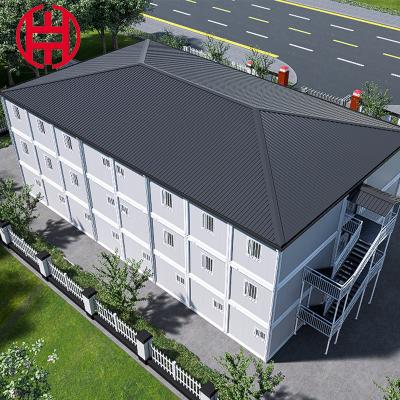 China Uitbreidbaar modulair geprefabriceerd huis met staal ontkoppelbare containerontwerp Te koop