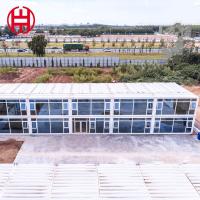 China Composable Flat-packed Container House for Hotel Engineering Hospital Flexible Layout for sale