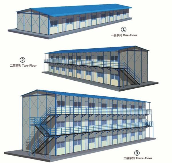 Quality Steel Modular Homes Prefab House With Online Technical Support for sale