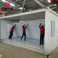 China Customized Color Foldable Mobile Stackable Self Storage Container for Steel Material for sale