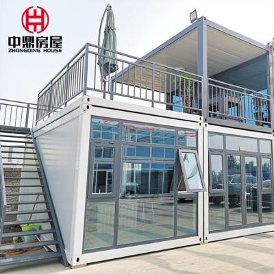 China Modern Design Foldable Container House para Store Hotel Escola de Engenharia Hospital à venda
