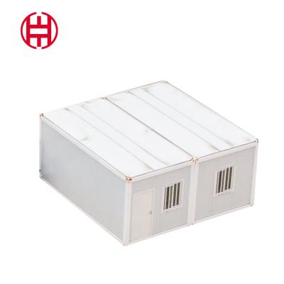 China 20ft flat-packed container huis met online technische ondersteuning en afneembare ontwerp Te koop