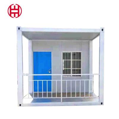 China 20ft flat-packed container huis met online technische ondersteuning en afneembare ontwerp Te koop