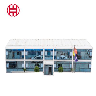 China 20ft flat-packed container huis met online technische ondersteuning en afneembare ontwerp Te koop