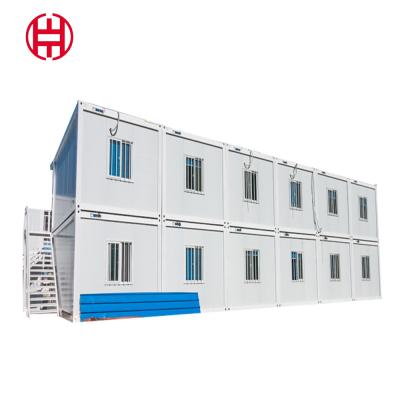 China 20ft flat-packed container huis met online technische ondersteuning en afneembare ontwerp Te koop