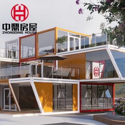 China Casa de contêineres removível pré-fabricada de estilo moderno com suporte online à venda