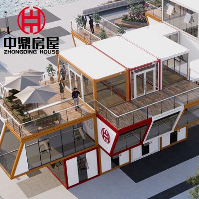 China Casa de contêineres removível pré-fabricada de estilo moderno com suporte online à venda
