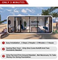 China Customized Color Tiny Prefab House Perfect for Hotel Accommodation for sale