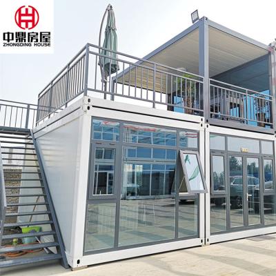 China Op maat gemaakte kleur Modern geprefabriceerd container kantoor met online technische ondersteuning Te koop