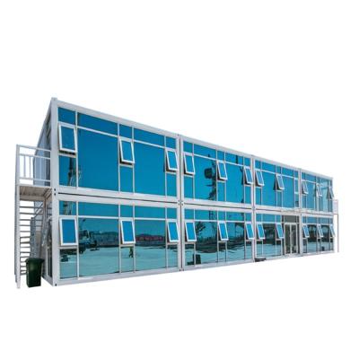 China Aanpasbare lay-out 2 verdiepingen appartement Container Van Huis voor Store Hotel Engineering Te koop