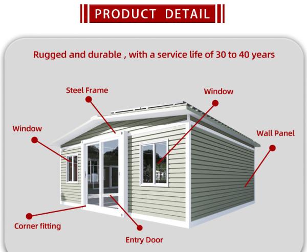 Quality Modern Design Style Apartment Expandable Granny Flat Container Home in CE/AU/US for sale