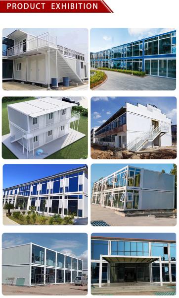 Quality 2 Bedroom Buildings Converted 2 Floor Container Portable House Luxury Modular for sale