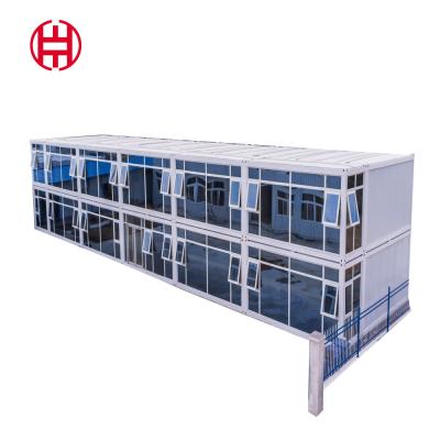 China Snel te installeren vouwbare container prefab kleine huizen met online technische ondersteuning Te koop