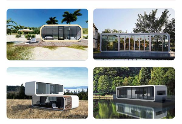 Quality Modern Design Apple Cabin Container Home Prefabricated Space Capsule House for for sale