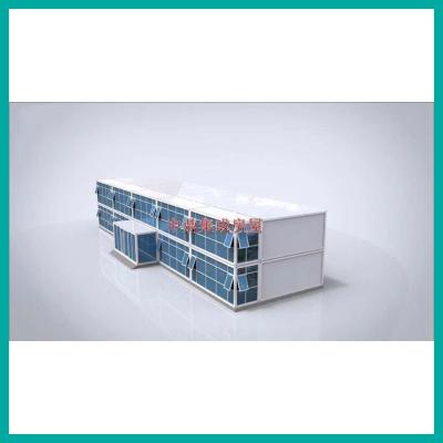 中国 20フィートの公園モデルホーム 40フィートの輸送コンテナフレームから建てられた近代的なプリファブハウス 販売のため