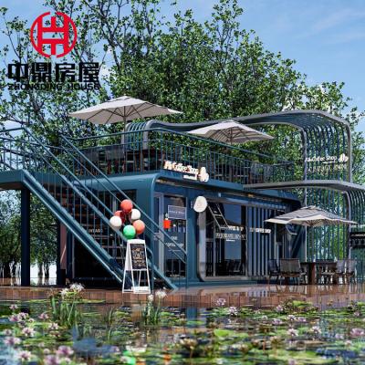 Cina Case prefabbricate in acciaio Luxury 20' 40' Case in container pieghevoli con design personalizzabile in vendita