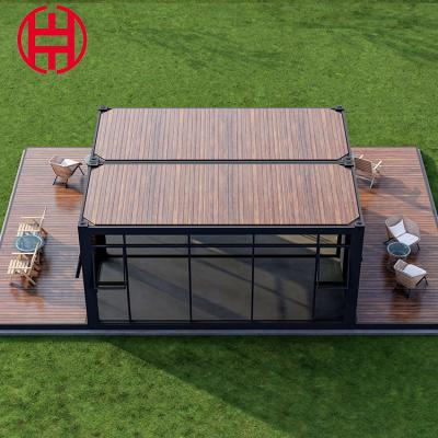 Cina Cabina di legno da 20 piedi Prefabbricata Luxury Prefab Modular Prefabricated Home Colorato su misura in vendita
