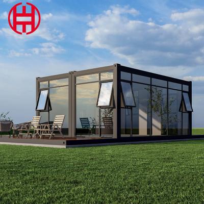 China Cabine de madeira modular de 20 pés Container pré-fabricado Escritório Opções de cores personalizáveis à venda