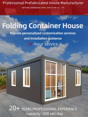 China Modern Design Flat pack Container House with After-sale Service Online technical support for sale