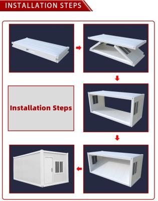 China Modern Design Flat pack Container House with After-sale Service Online technical support for sale