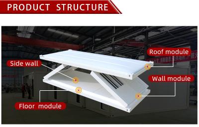 China Modern Design Flat pack Container House with After-sale Service Online technical support for sale
